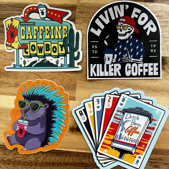 Dutch Bros | Other | Dutch Bros Vibrant Sticker Collection | Poshmark